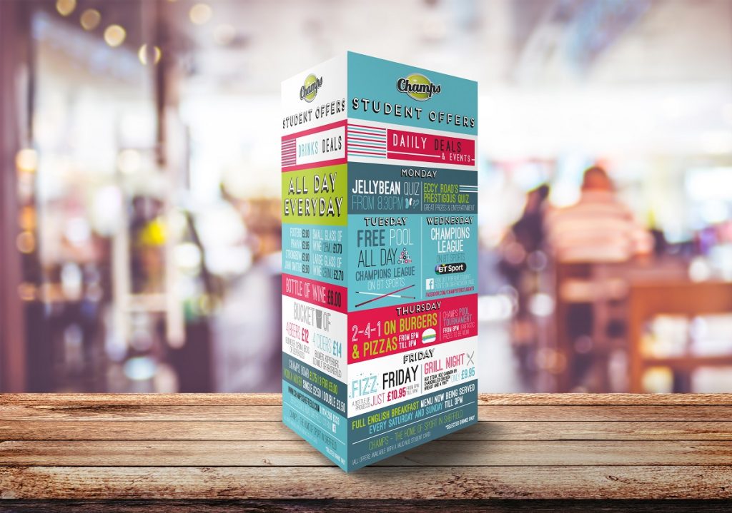 Table Talkers - DS Creative - Sheffield Printing, Design and Websites