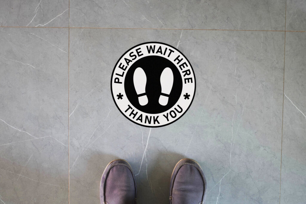 Vinyl Floor Stickers - DS Creative - Sheffield Printing, Design and ...