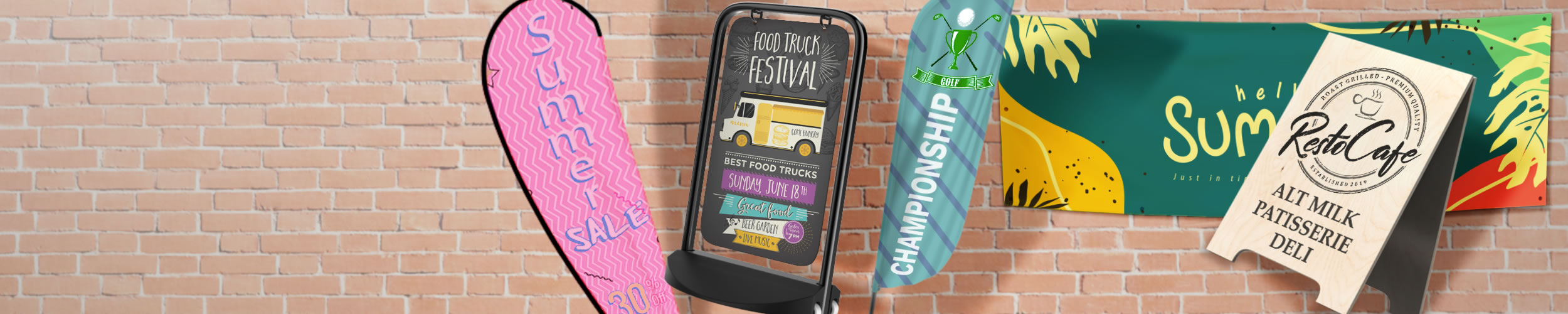 Summer Signage - DS Creative - Sheffield Printing and Design