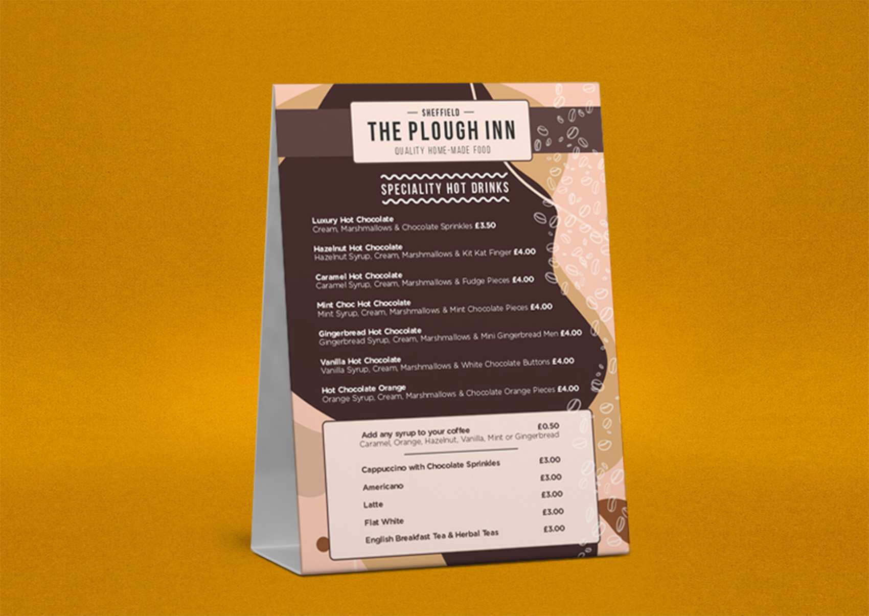 Tent Cards - DS Creative - Sheffield Printing, Design and Websites